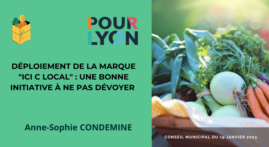 Déploiement de la marque "Ici C Local" - Inventer demain - Pour Lyon