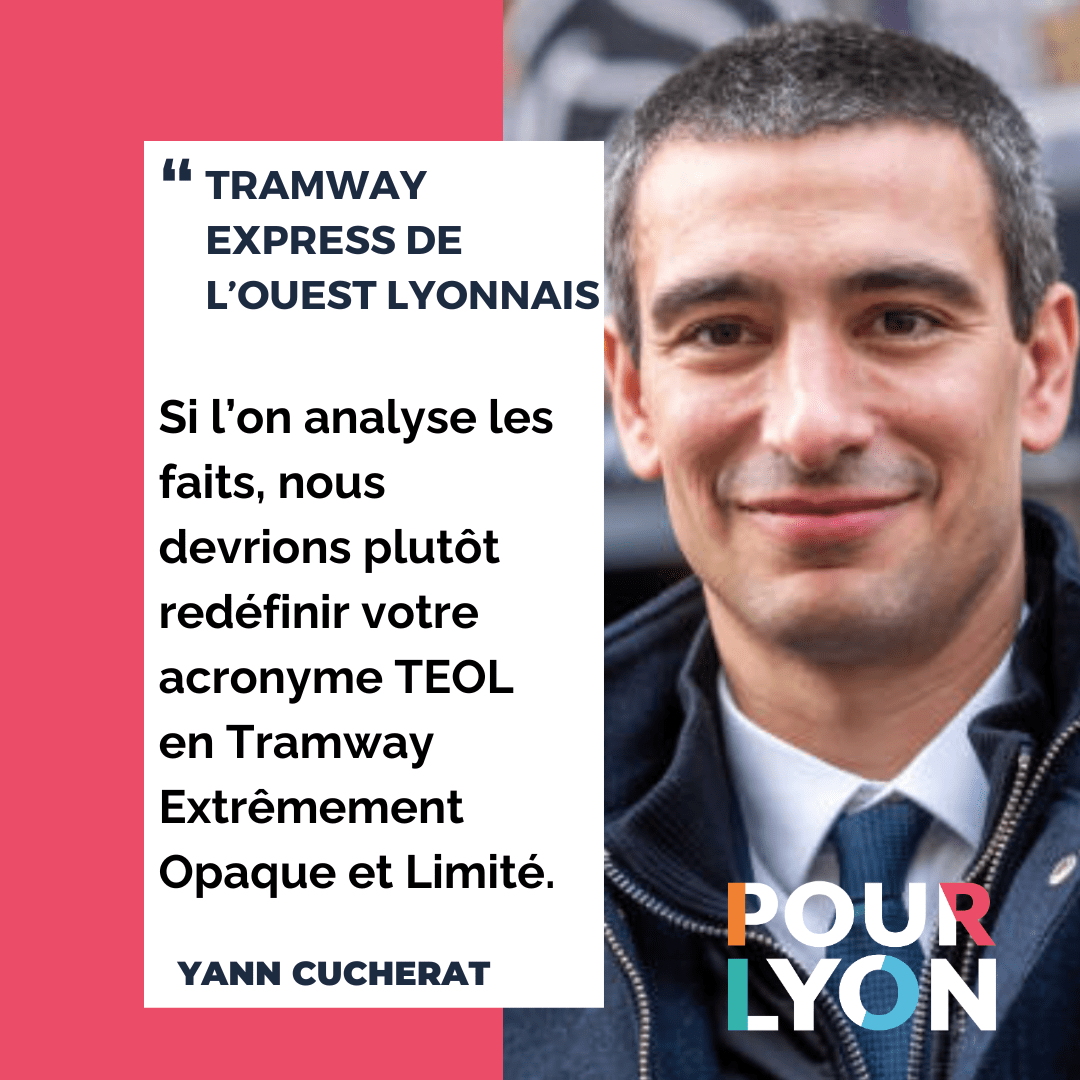 Tramway Express de l'Ouest Lyonnais (TEOL) - Inventer demain - Pour Lyon